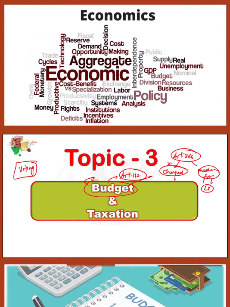5 - Lecture - 3 - BUDGET - & - TAXATION - Class - PPT | PDF