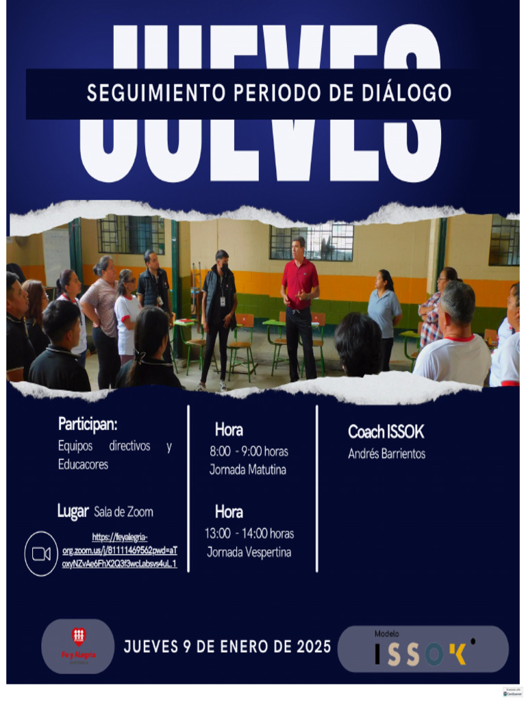 Seguimiento Periodo de Diálogo ISSOK | PDF