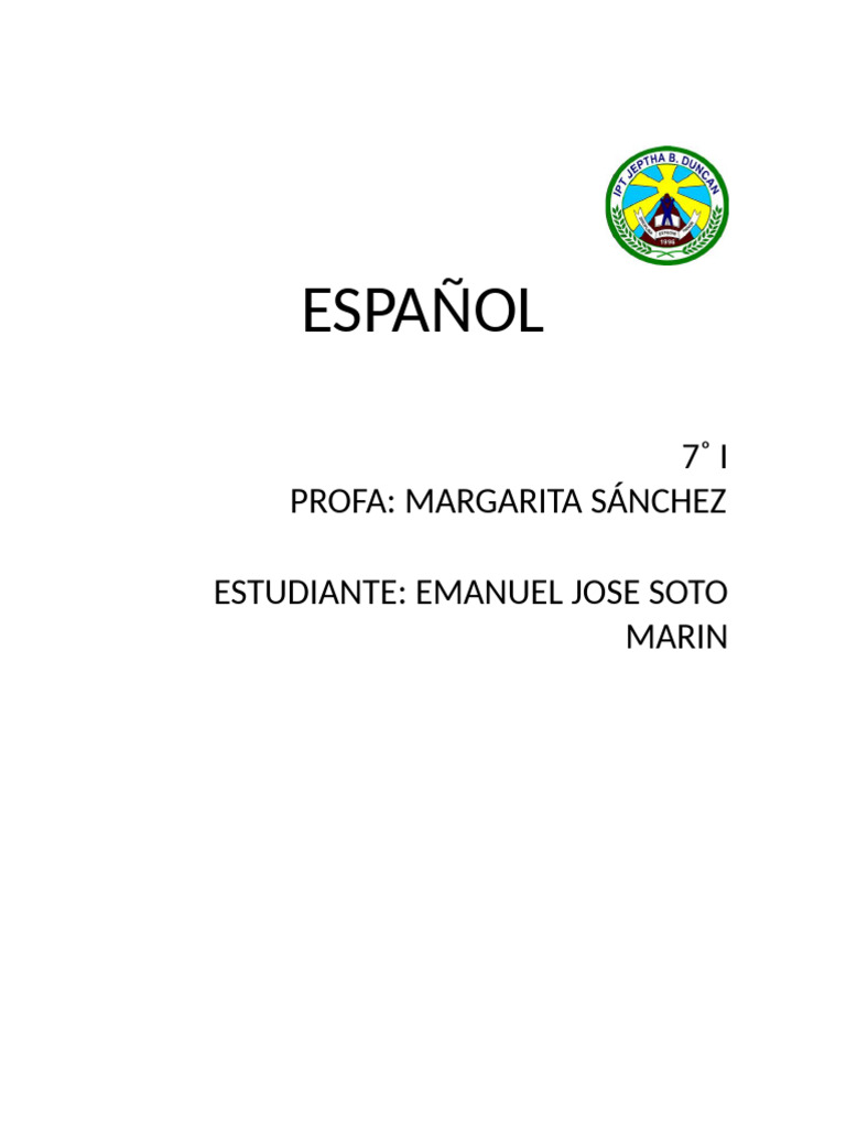 ESPAÑOL EMANUEL | PDF