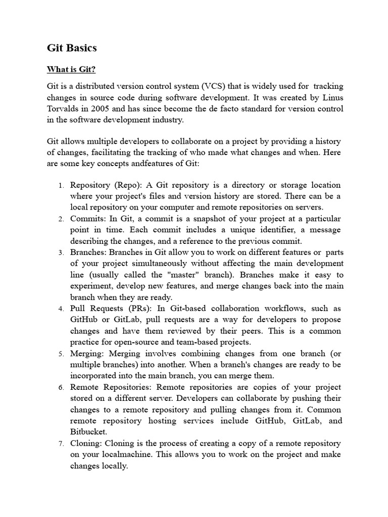 Git Essentials for Developers | PDF | Version Control | Software Repository