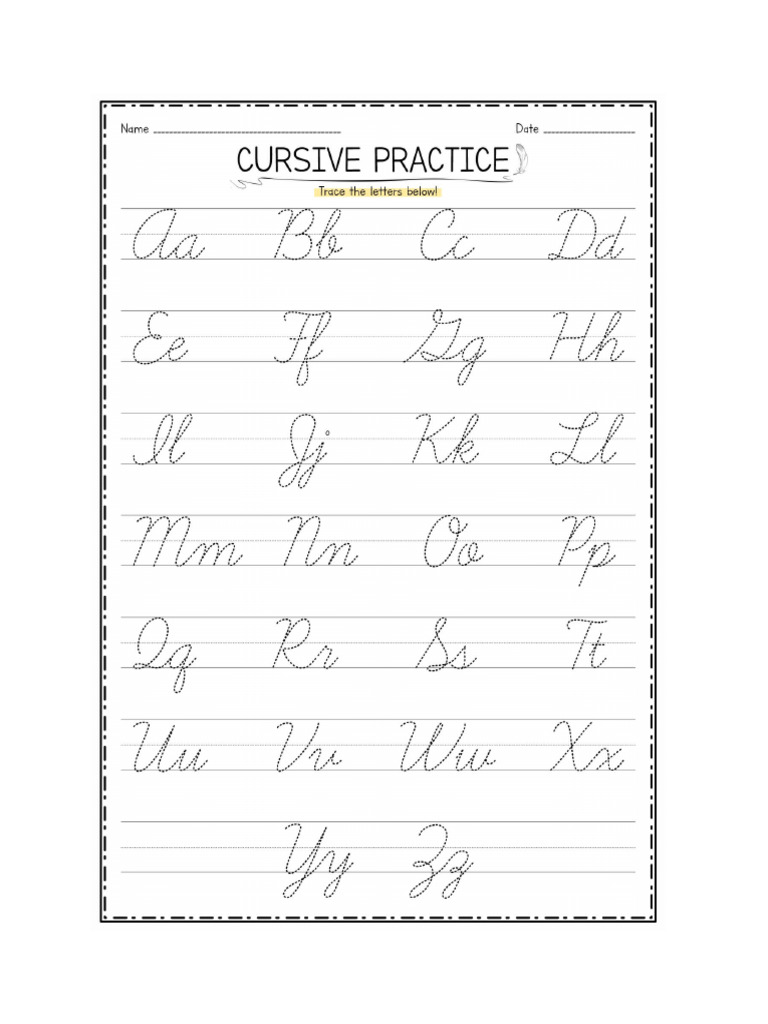Cursive | PDF