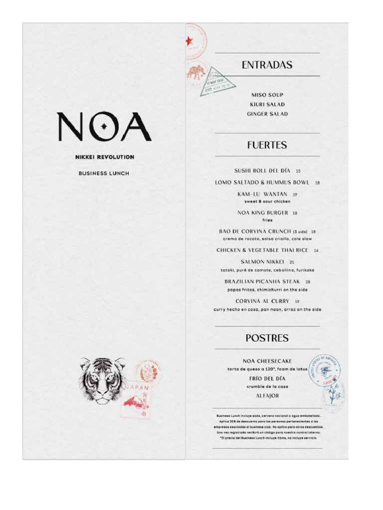 Business Lunch NOA NIKKEI | PDF