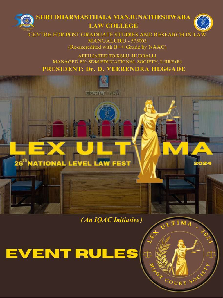 Lex Ultima 2024 Final Rules | PDF | Bail | Witness