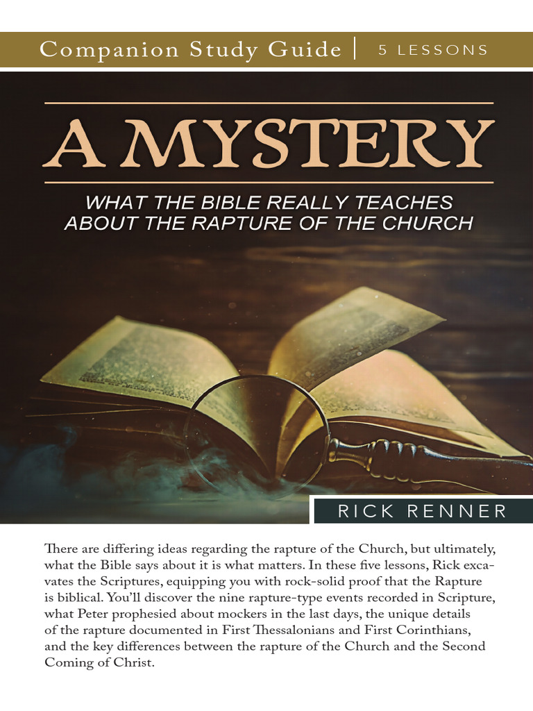 Understanding the Rapture: A Study Guide | PDF | Rapture | Second Coming