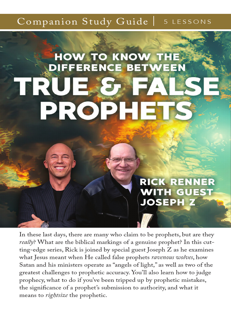 BR260 STG Know The Difference Between True False Prophets | PDF ...