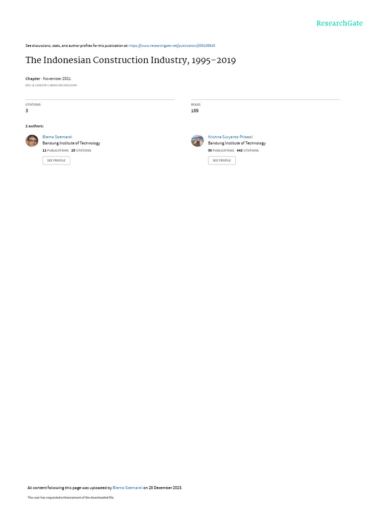 BK EMP CONSTRUCTION 210176 Chp04 | PDF | Indonesia | Gross Domestic Product