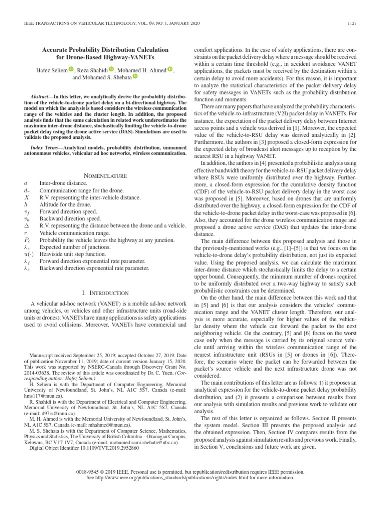 Accurate Probability Distri | PDF | Wireless Ad Hoc Network | Probability Theory