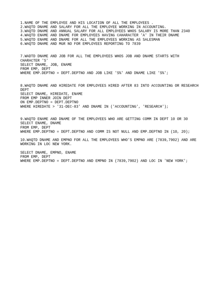 11 Inner Joins | PDF