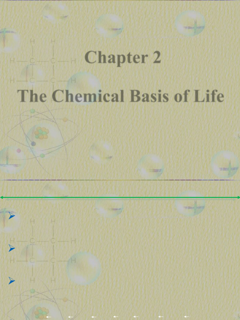 2 - Chapter 2 - The Chemical Basis of Life | PDF | Chemical Bond ...