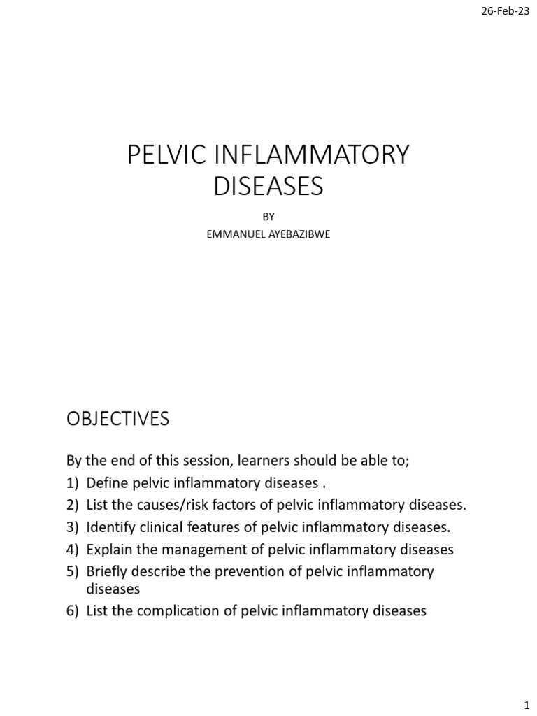 Pid by Emmanuel | PDF | Public Health | Women's Health