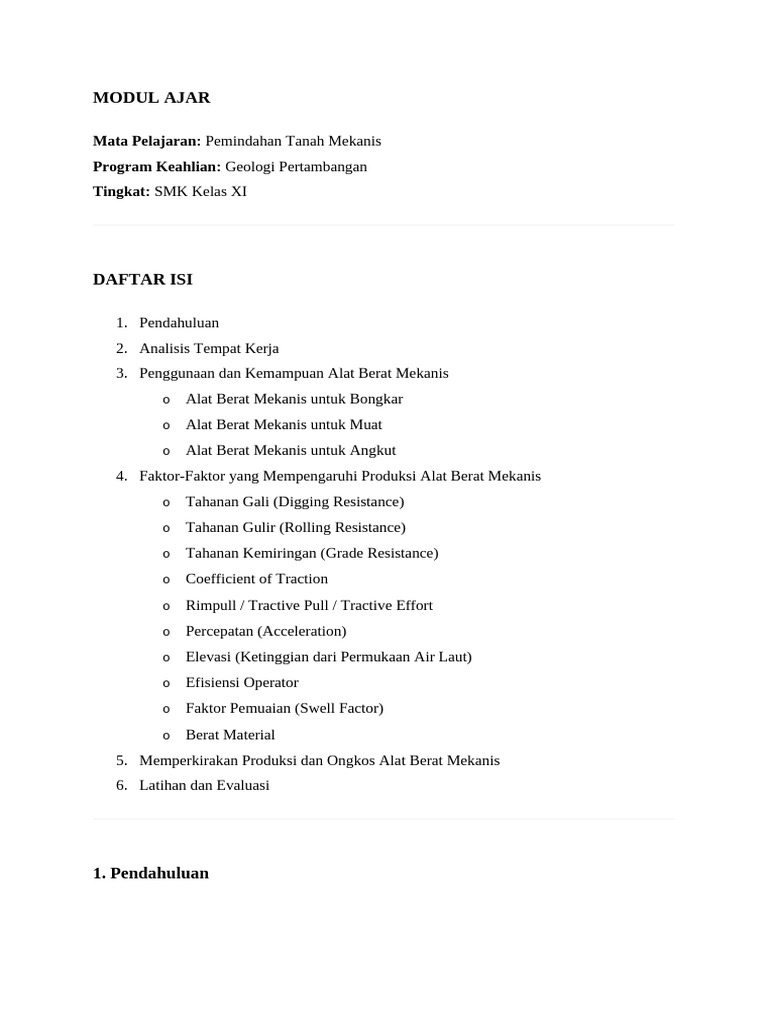 Modul Ajar PTM | PDF