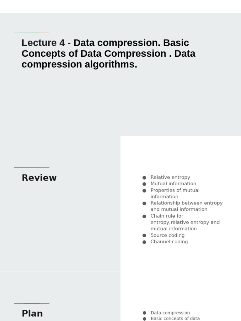 Data Compression Basic Concepts of Data Compression Data Compression | PDF | Data Compression ...
