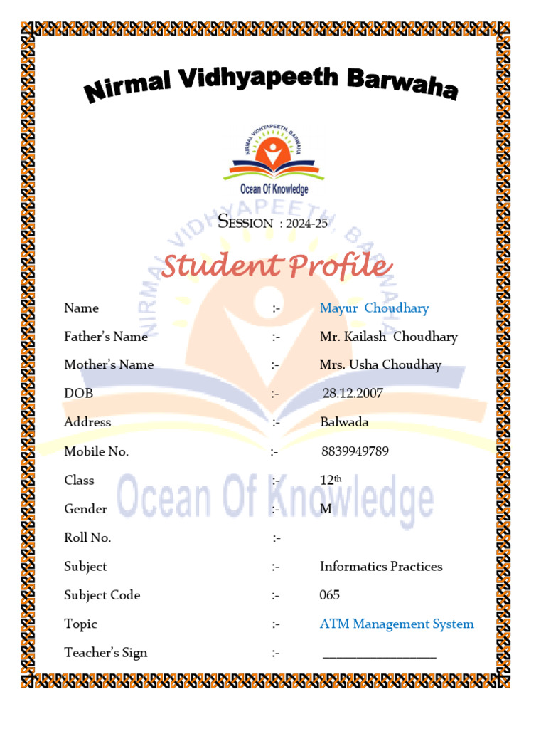 Nirmal Vidhyapeeth Barwaha | PDF