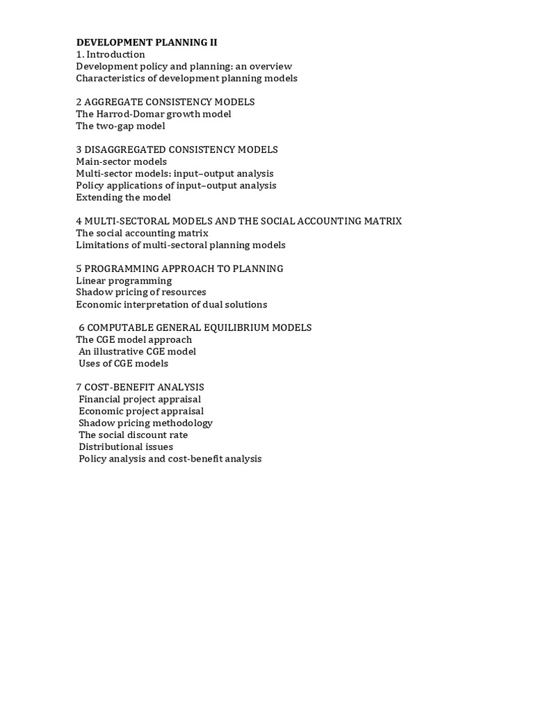 Development Planning - Role of The State | PDF | Economic Growth ...