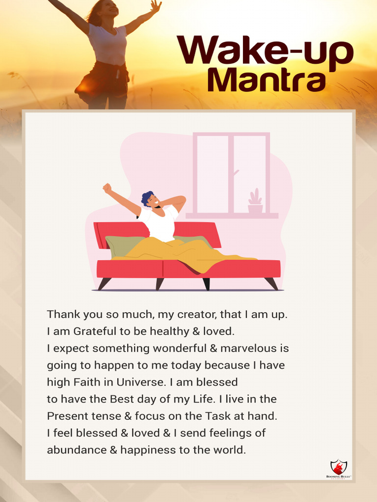Wake Up Mantra | PDF