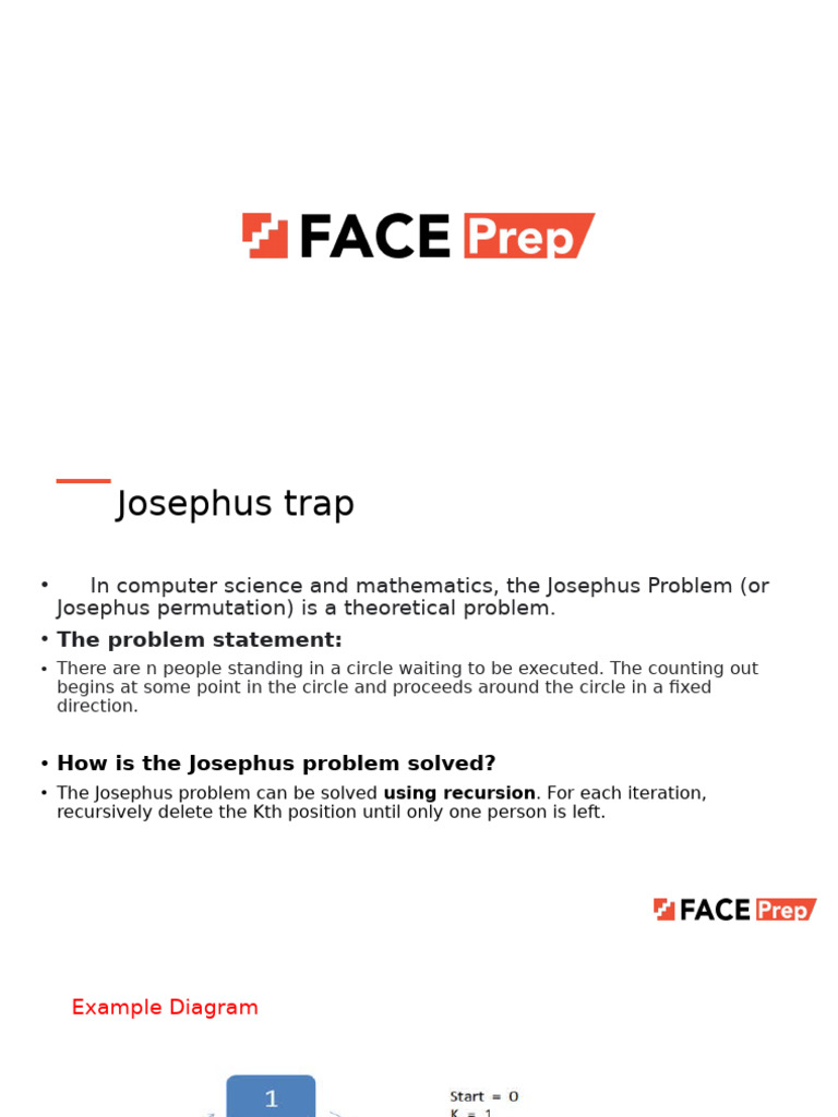 33-Josephus Trap-10-10-2024 | PDF