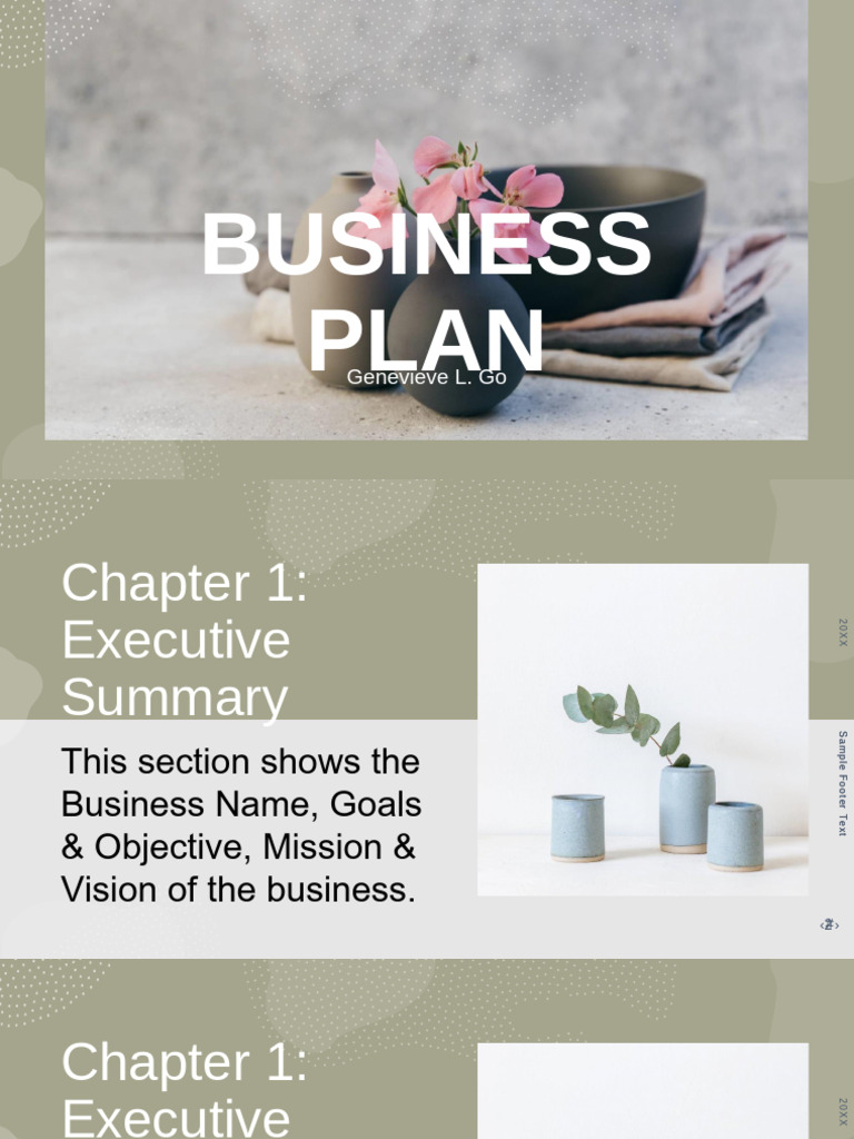 BUSINESS PLAN - PPTX - 20250105 - 092610 - 0000 | PDF | Business ...