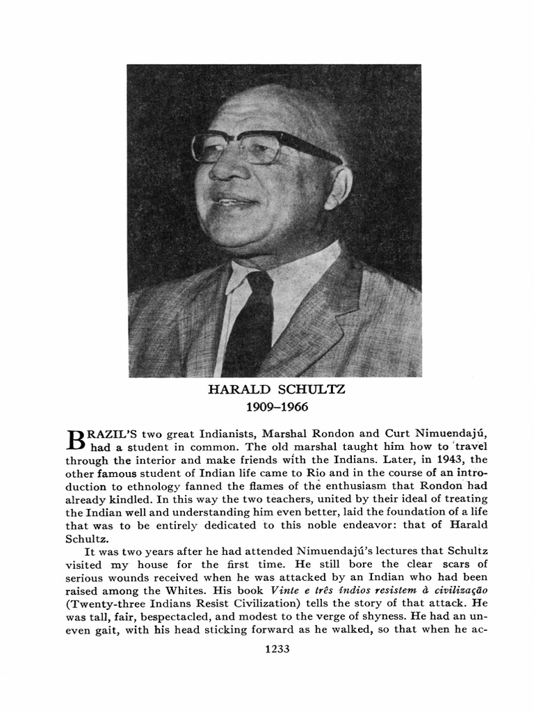 Baldus 1966 Sobre Harald Schultz | PDF