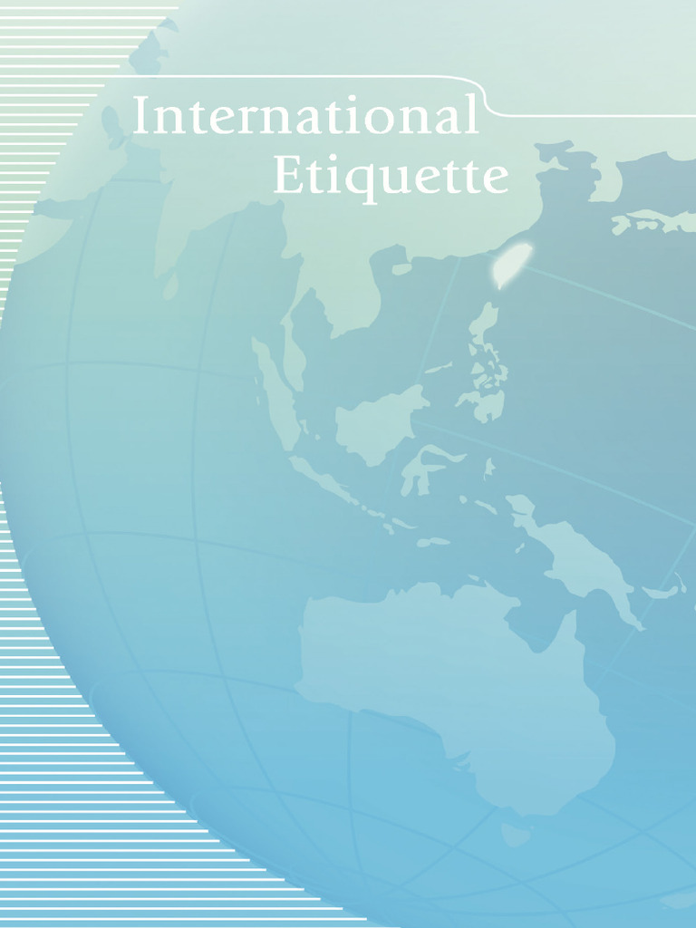International Etiquette | PDF | Clothing | Fashion