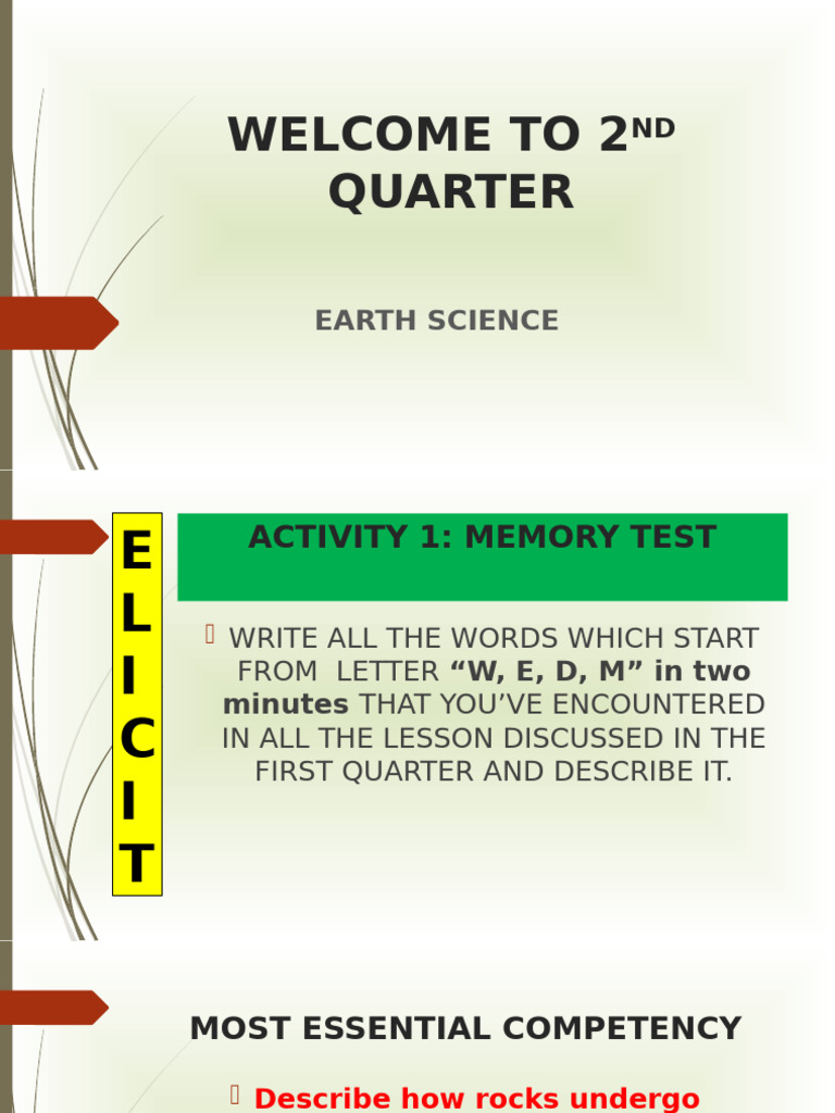 Weathering PPT 2nd Quarter Earth Science | PDF | Weathering | Physical ...