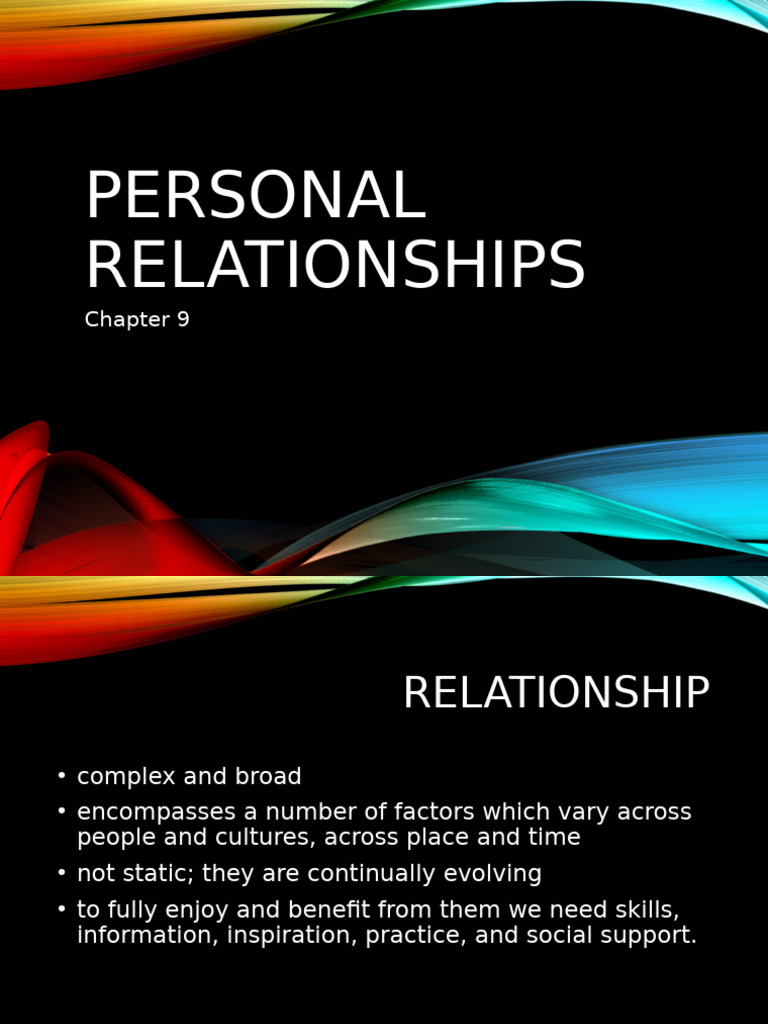 Module 9 Personal Relationships | PDF | Intimate Relationships ...