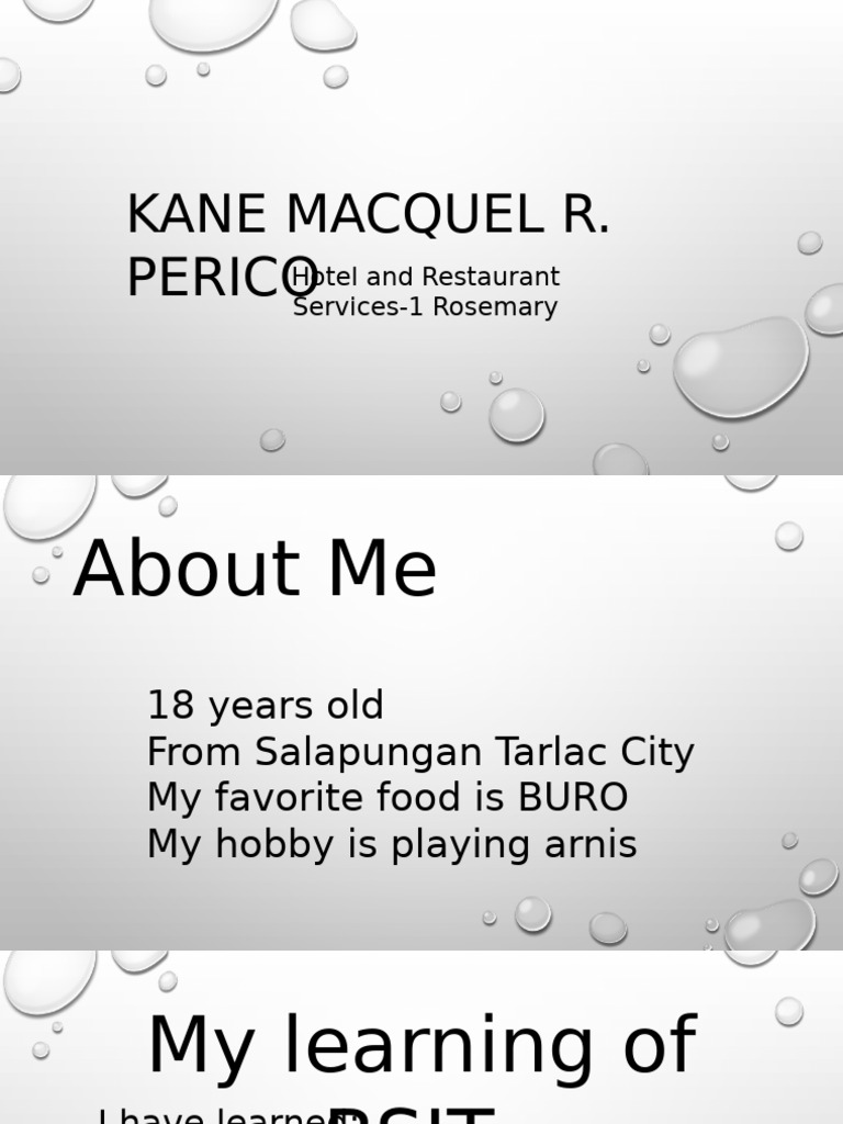 Kane Macquel 2 | PDF