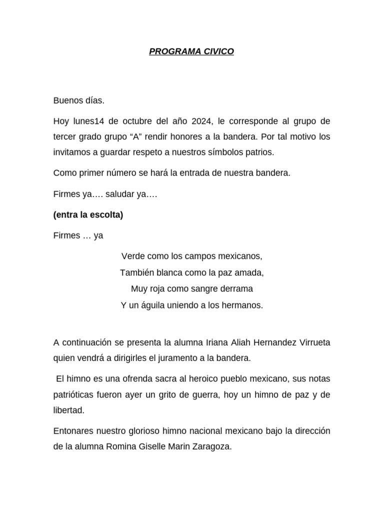 Programa Civico | PDF