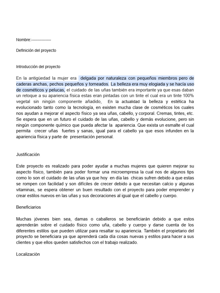 Wa0004. | PDF | Clavo (anatomía) | Higiene