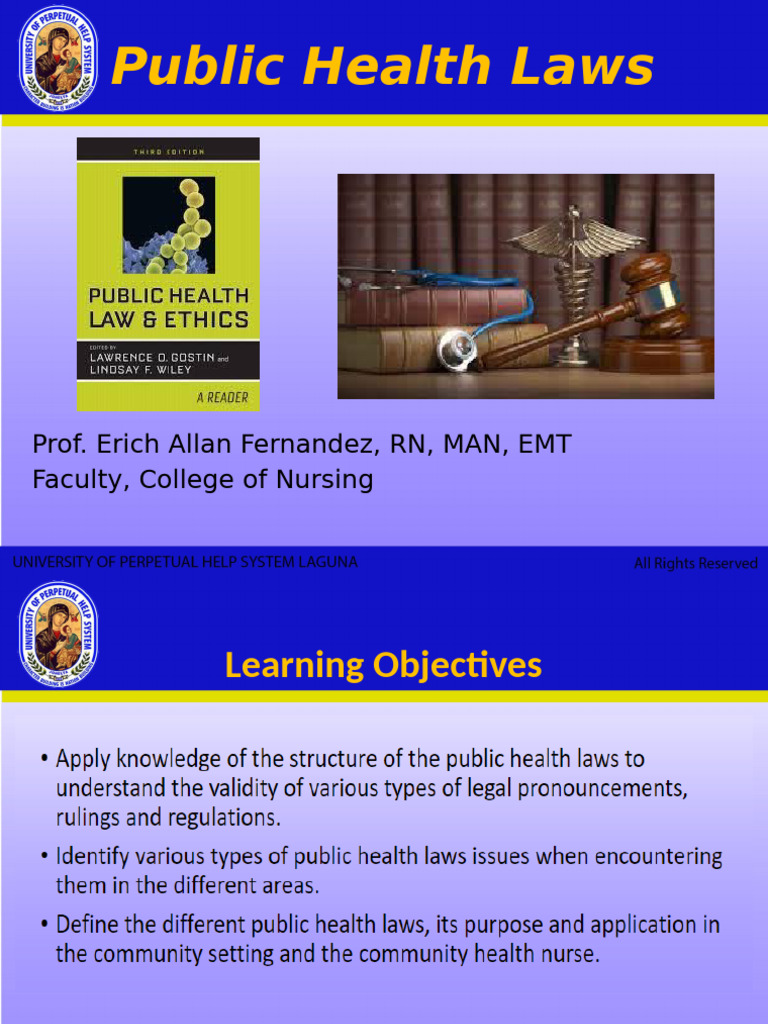 Overview of Philippine Public Health Laws | PDF | Sanitation | Waste