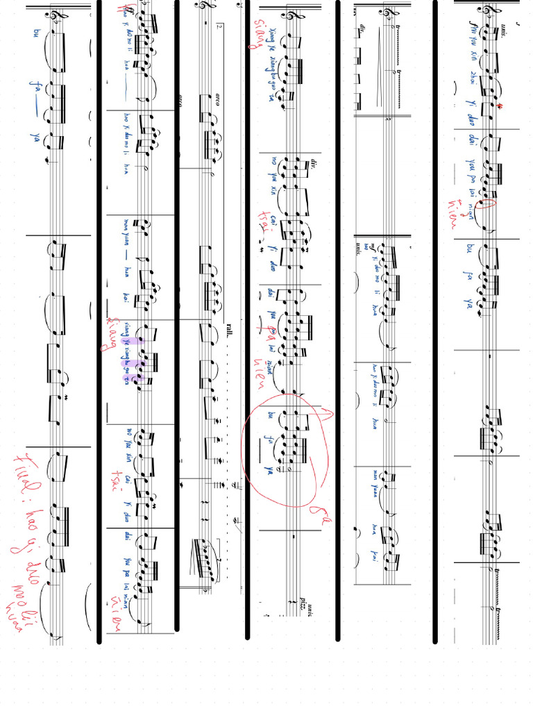 16. Molihua_OP_ 茉莉花 李文平编曲(管弦乐总谱与分谱) | PDF