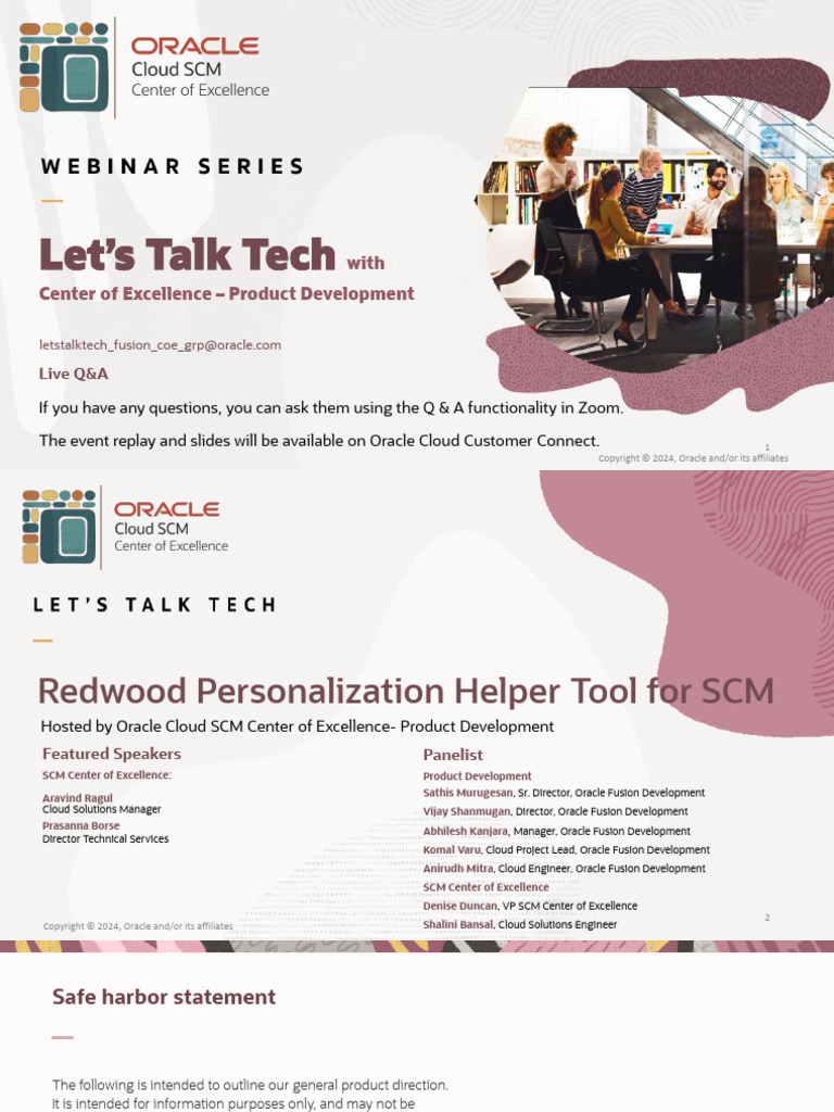 SCM - Product Help Ready For Redwood Redwood Personalization Helper ...
