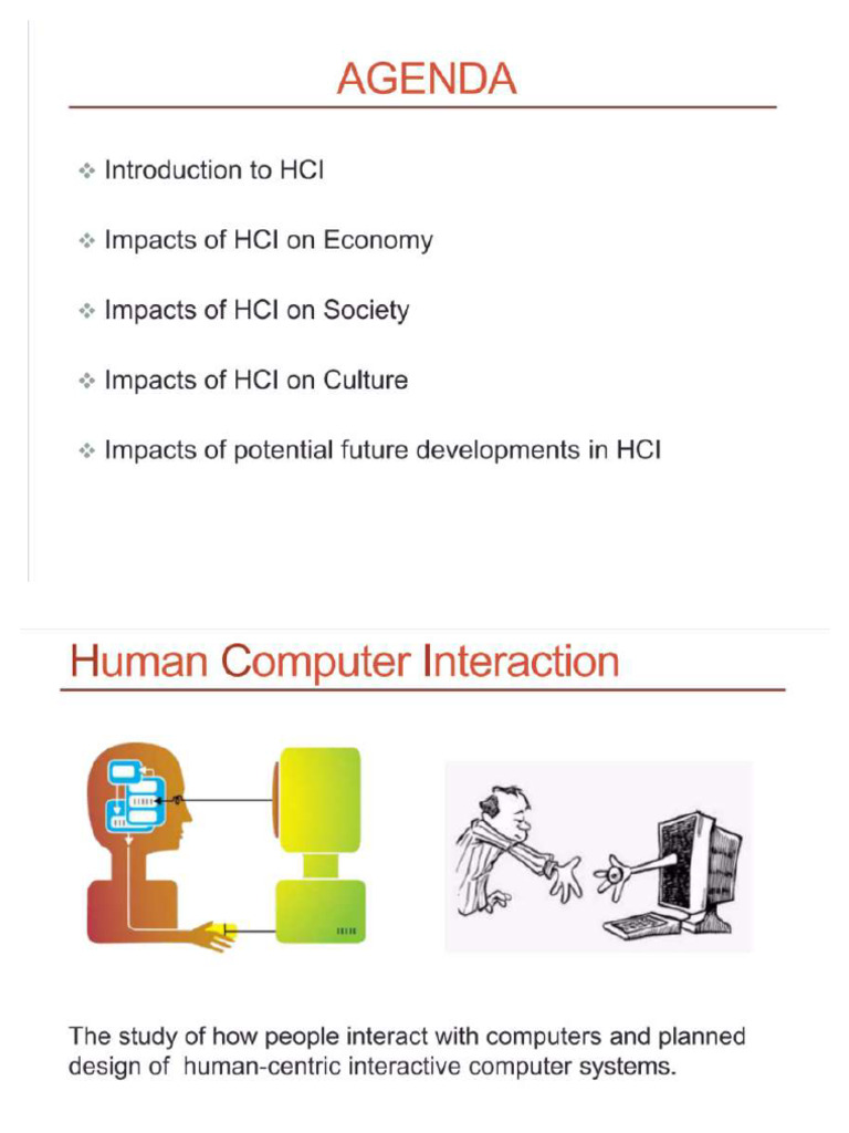 Hci Lesson 2 | PDF