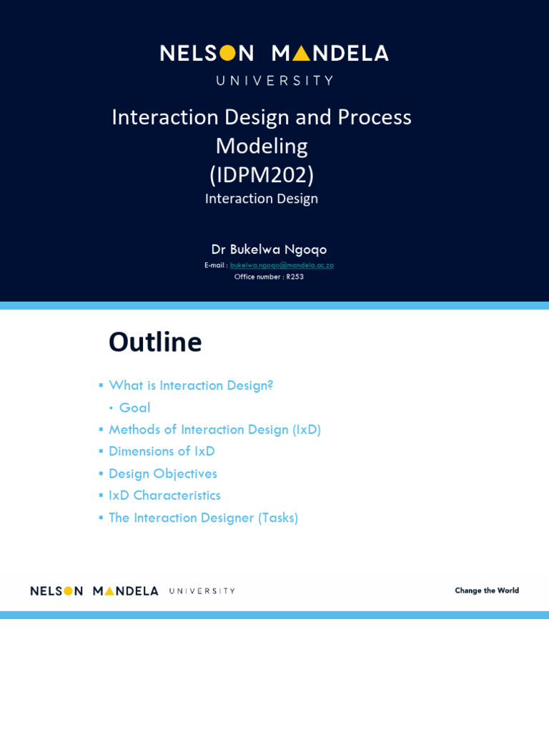 01_Interaction Design_Intro_v2 | PDF | User Experience | Usability