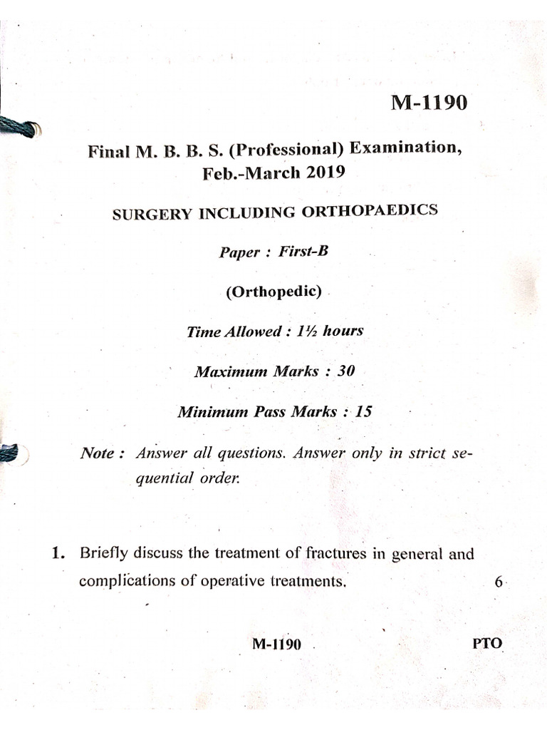 Orthopaedic | PDF