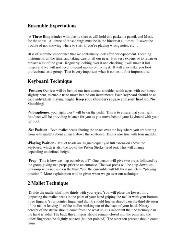 Pit Technique Packet | PDF