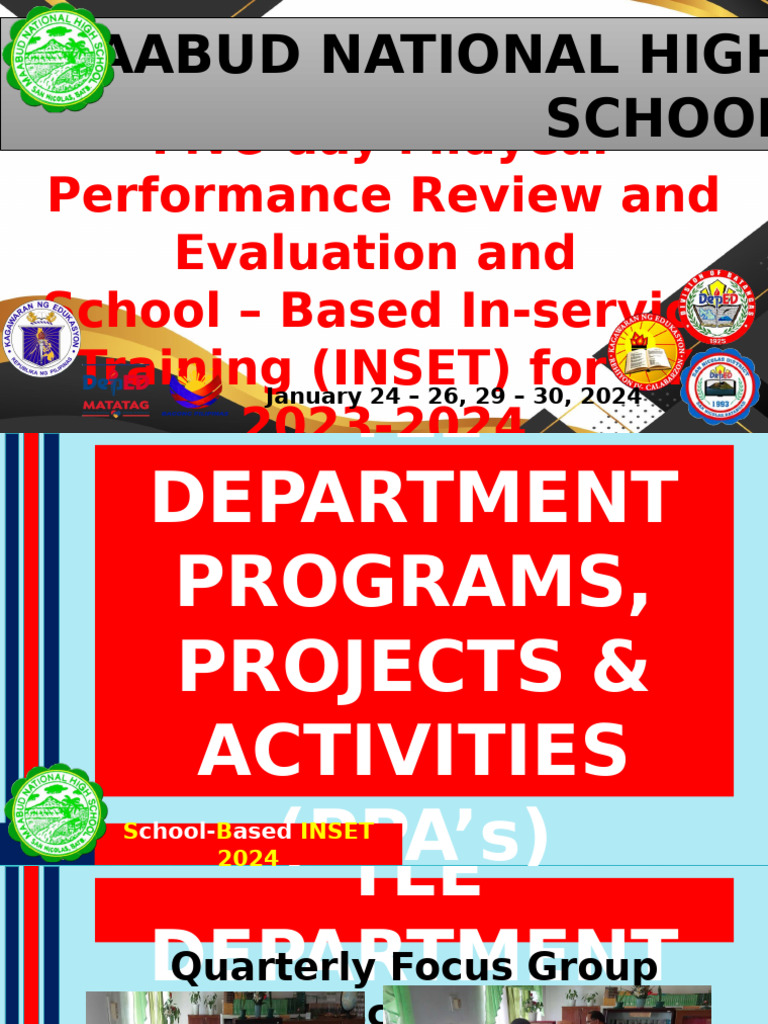 Inset 2024 TLE Department Output | PDF