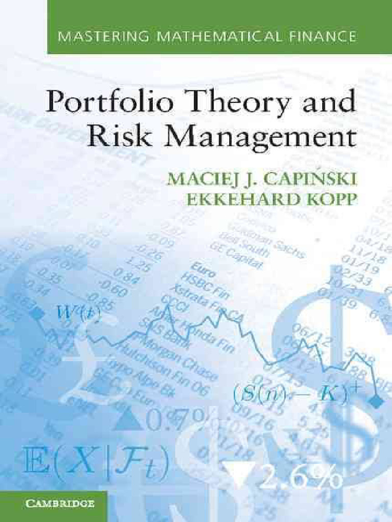 Portfolio Theory and Risk Managementpdf PDF Free | PDF | Modern ...