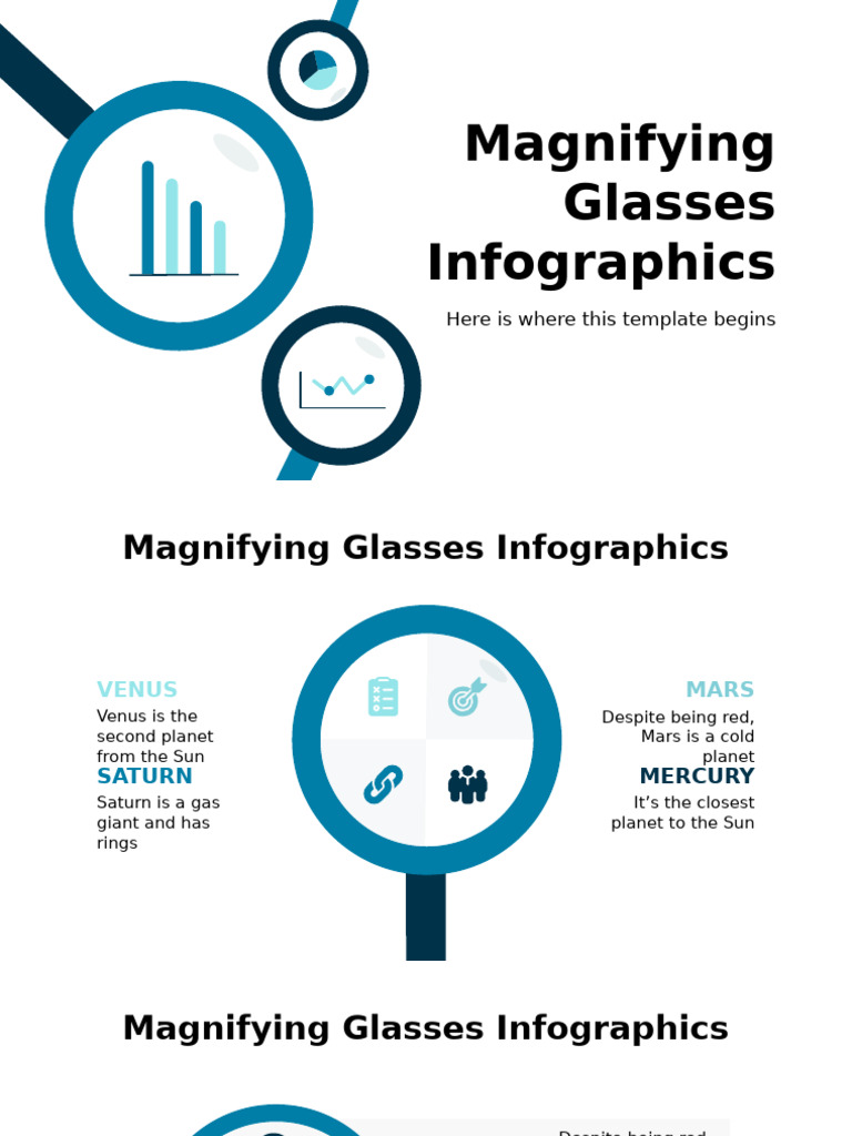 Magnifying Glasses Infographics by Slidesgo | PDF | Planets | Planets ...
