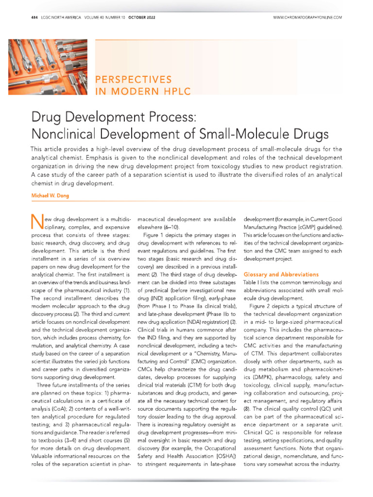 A Primer On Drug Development Process | PDF