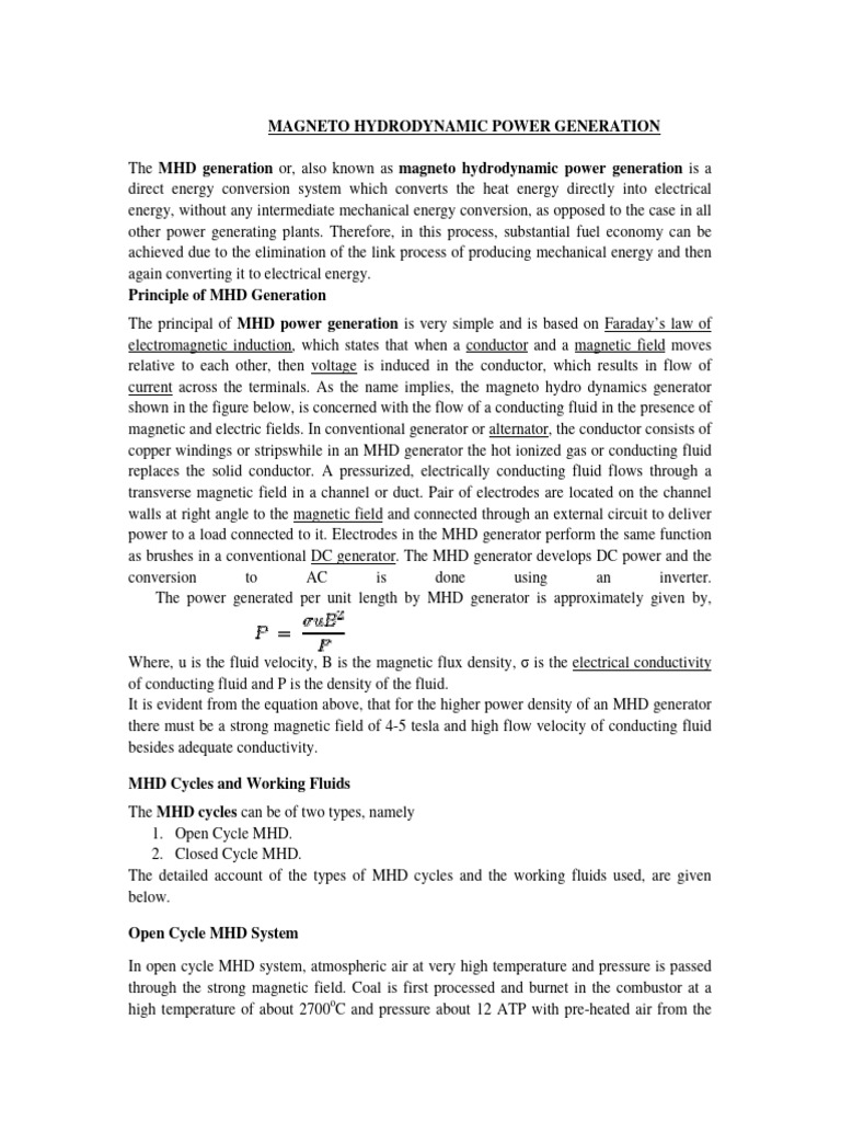MAGNETO | PDF | Fuel Cell | Electric Generator