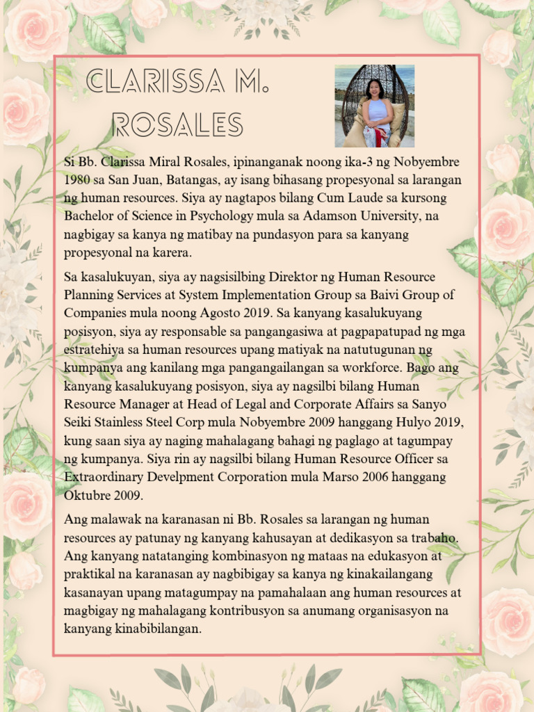 Clarissa M. Rosales | PDF
