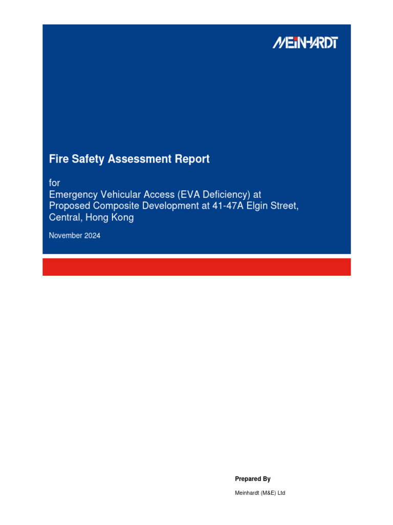 Fire Safety Assessment Report (Rev A) | PDF | Fire Safety | Regulatory ...