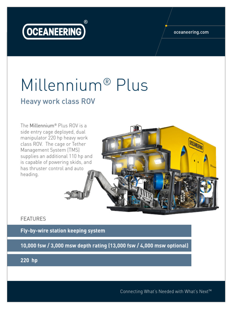ROV Millennium Plus | PDF