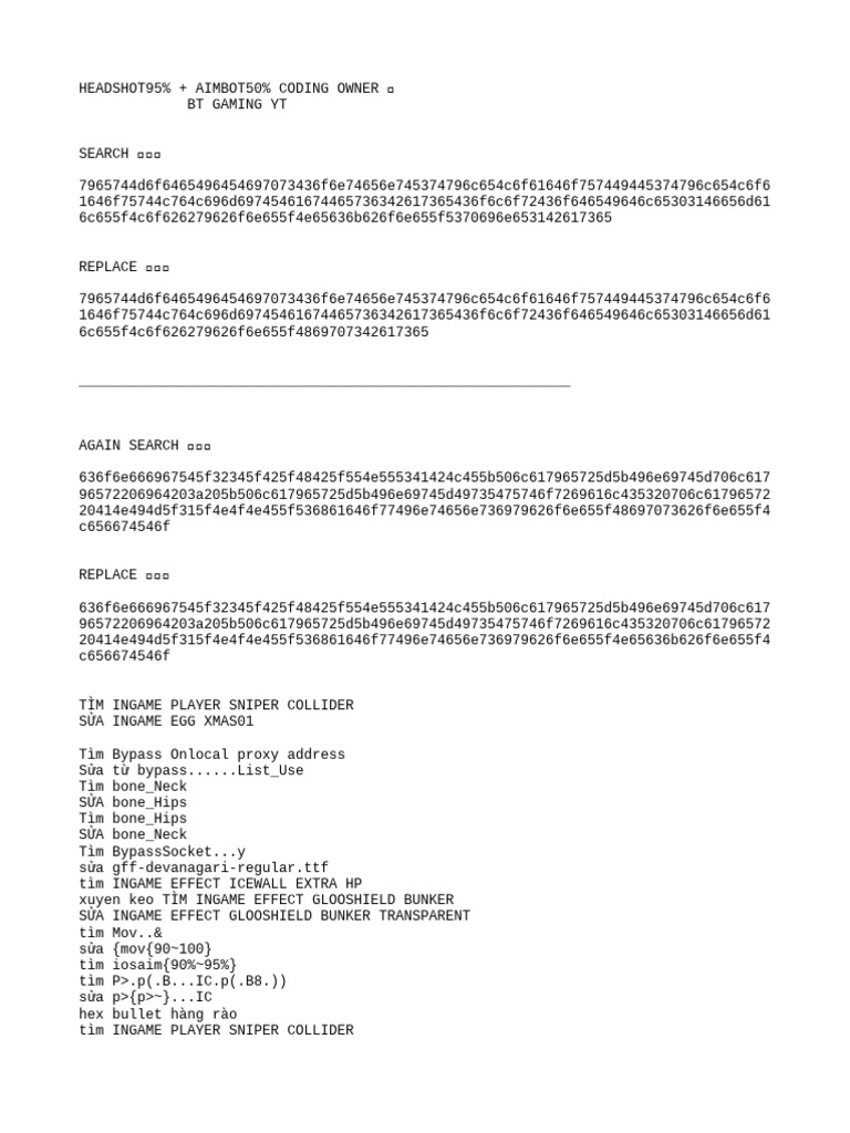 Headshot Aimbot | PDF