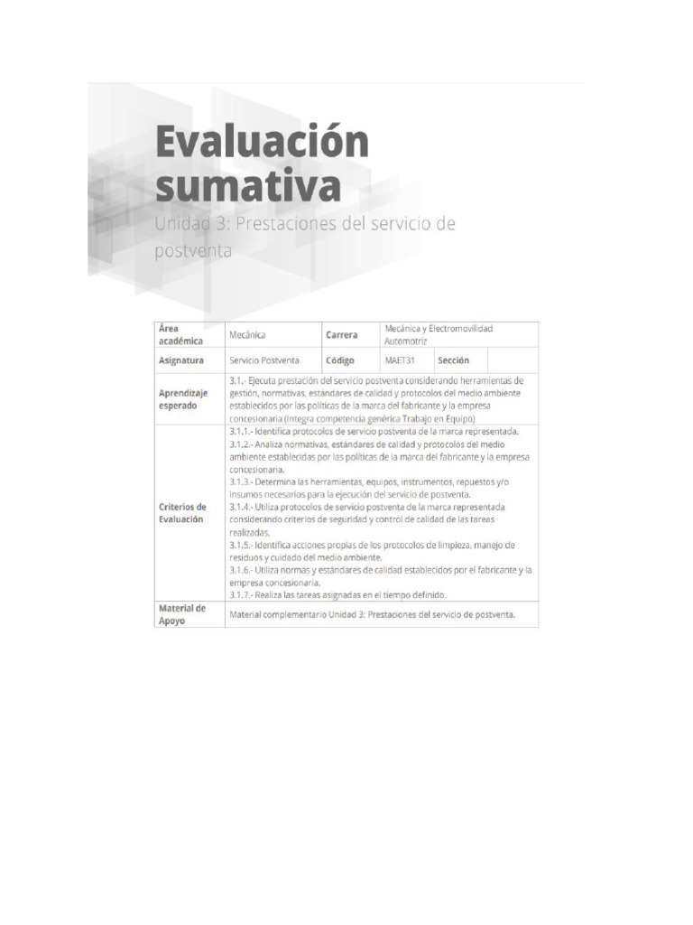 INFORME 3 POSTVENTA | PDF