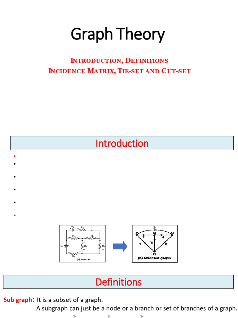 Graph Theory and NW Eqn Using KCL and KVL | PDF | Matrix (Mathematics ...