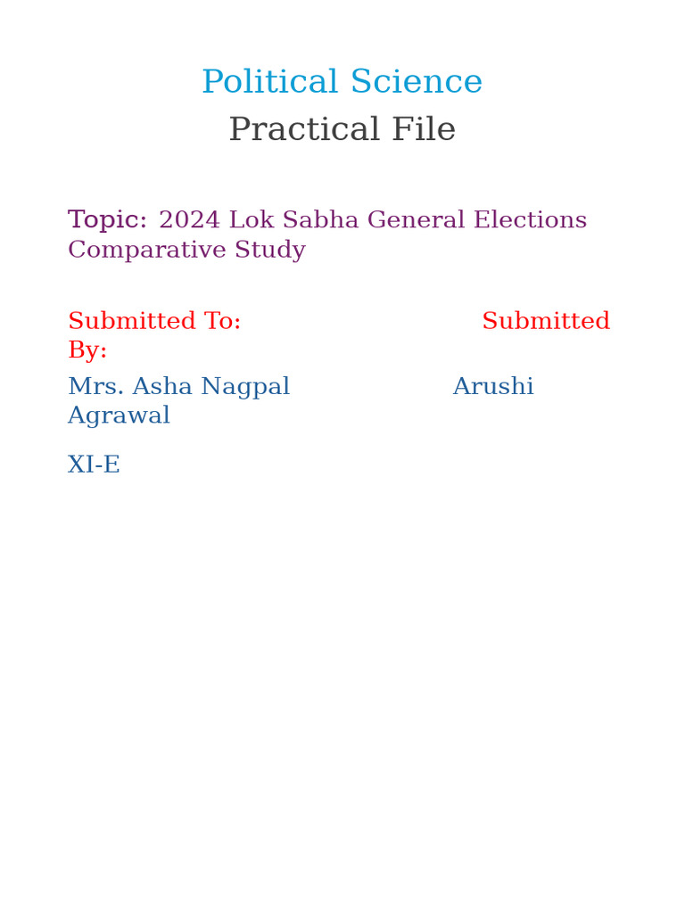 Political Science | PDF