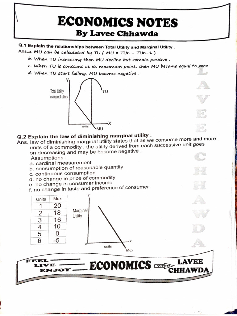 Consumer Equilibrium IC Approach | PDF