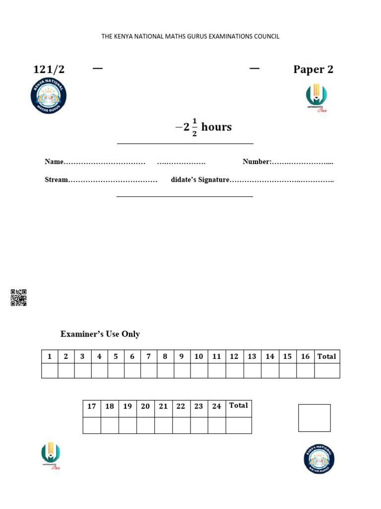 KNMG Midterm2 f4 Pp2 QP | PDF | Circle | Taxes