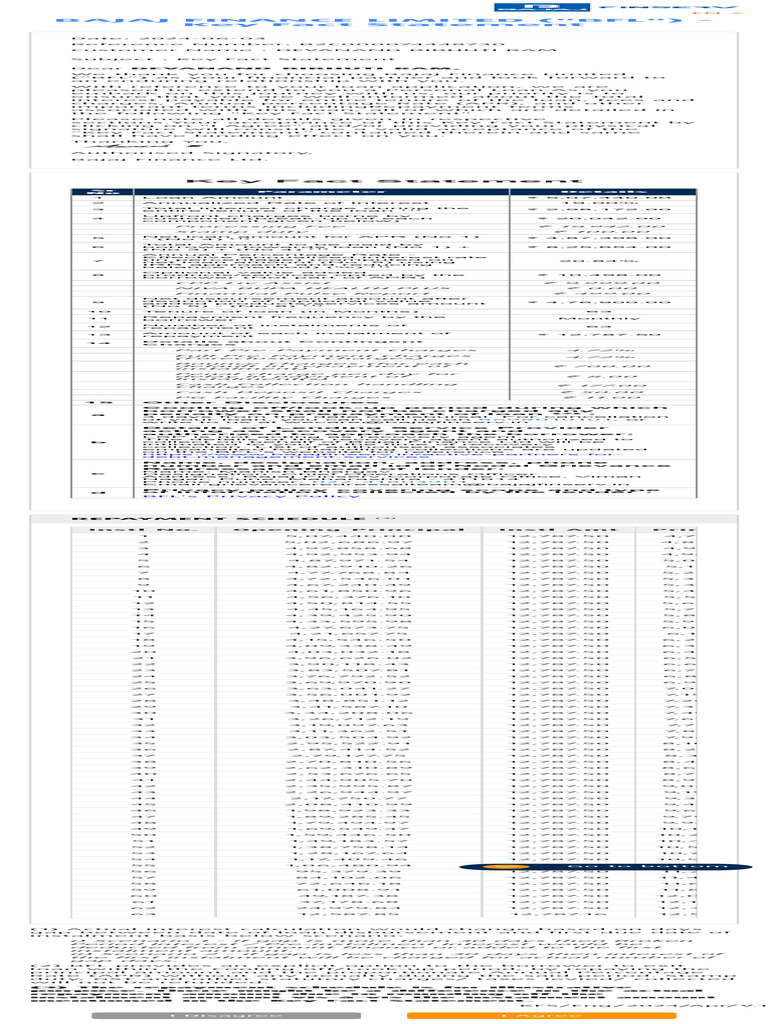 Key Fact Statement | PDF | Annual Percentage Rate | Investment Banking